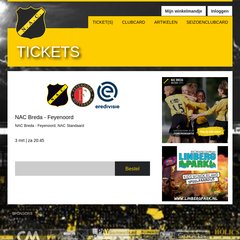 www.Nactickets.nl - NAC Shop