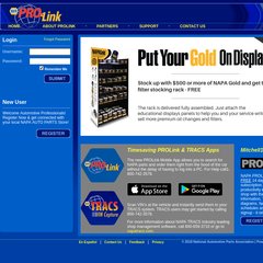 www.Napaprolink.com - NAPA PROLink