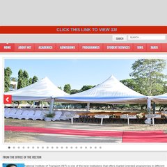 www.Nit.ac.tz - Welcome to National Institute of Transport