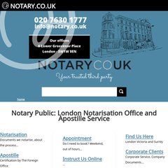www.Notary.co.uk - Notary london