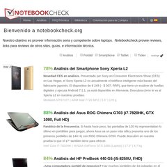 www.Notebookcheck.org - Notebookcheck: Español
