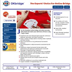 www.Okbridge.com - Bridge Online Play Bridge Game On Line