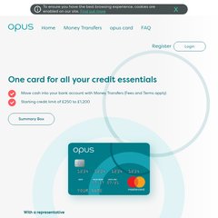 www.Opuscard.co.uk - Opus Credit Card
