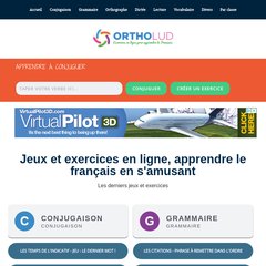 www.Ortholud.com - exercices en ligne pour apparendre le français