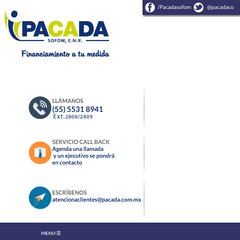 www.Pacada.com.mx - PACADA, S.A. DE C.V.,SOFOM, ENR.