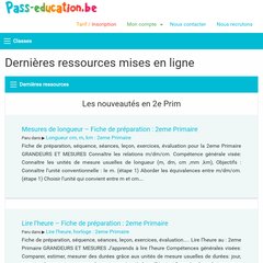 www.Pass-education.be - Leçons, cours, exercices