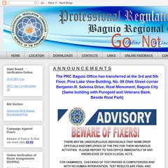 Prcbaguio.blogspot.com - PRC Baguio Information Site