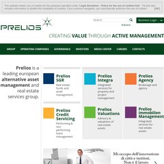 www.Prelios.it - Prelios - Home Page Prelios