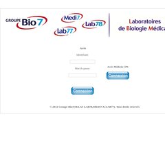 www.Resultats-bio7.fr - Serveur de résultats