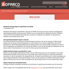 www.Roparcohypotheken.nl - Roparco hypotheken - Overzicht