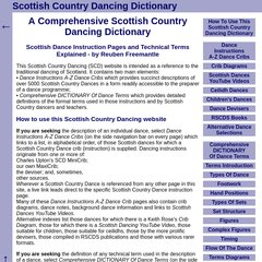 www.Scottish-country-dancing-dictionary.com - Scottish Country Dancing
