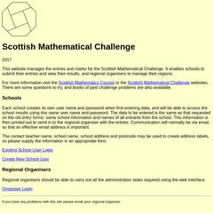 www.Scottishmathschallenge.org.uk - Maths Challenge