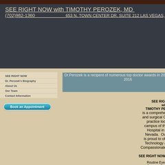 www.Seerightnow.org - SEE RIGHT NOW with TIMOTHY PEROZEK