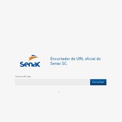 www.Senac.sc - Encurtador de URL