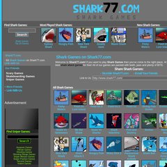 www.Shark77.com - Shark Games - Play Shark Games