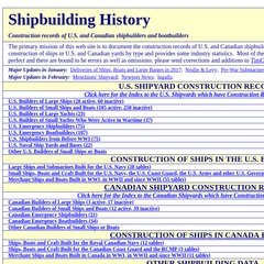www.Shipbuildinghistory.com - U.S. Shipbuilding History