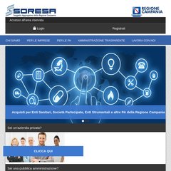 www.Soresa.it - Benvenuti nel portale SoReSa S.p.A.