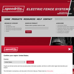 www.Speedrite.com - Electric Fencing Electric Fence