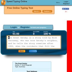 www.Speedtypingonline.com - Typing Test by Speed Typing Online
