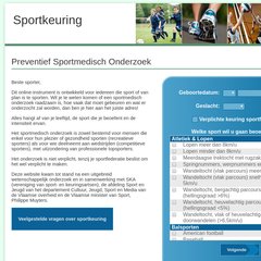 www.Sportkeuring.be - Sportkeuring