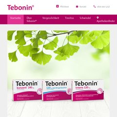 www.Tebonin.de - Tebonin mit Ginkgo-Spezialextrakt EGb 761