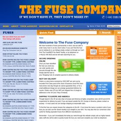 www.Thefusecompany.co.uk - Buy Fuses Online from The Fuse Company