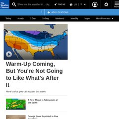 www.Theweatherchannel.com.mx - Informes y mapas climáticos locales y ...
