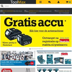 www.Toolmax.be - Gereedschap webwinkel