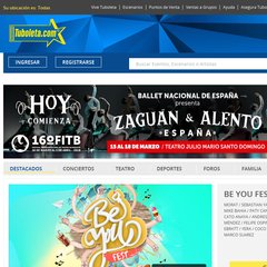 www.Tuboleta.com - Vive Tu Boleta