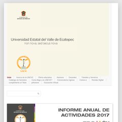 www.Uneve.edu.mx - Universidad Estatal del Valle de Ecatepec