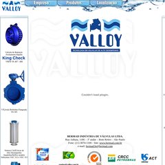 www.Valloy.com.br - ..:: VALLOY - Tecnologia em Válvulas