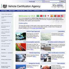 www.Vca.gov.uk - Vehicle Type Approval and ISO Certification