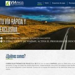 www.Viapass.com.mx - Cobro Electrónico de Peaje