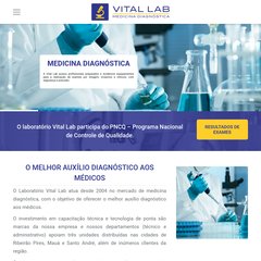 www.Vitallabonline.com.br - Vital Lab - Laboratório de Análises
