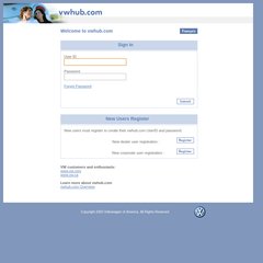 www.Vwhub.com - Login