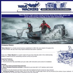 www.Wavewackers.com - Wave Wackers Backtrolling Splash Guards