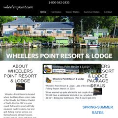 www.Wheelerspoint.com - Lake of the Woods Wheelers Point Resort Baudette