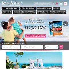 www.Wonderbox.es - Wonderbox | Las mejores cajas regalo de experiencias