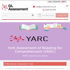 www.Yarcsupport.co.uk - York Assessment of Reading for Comprehension